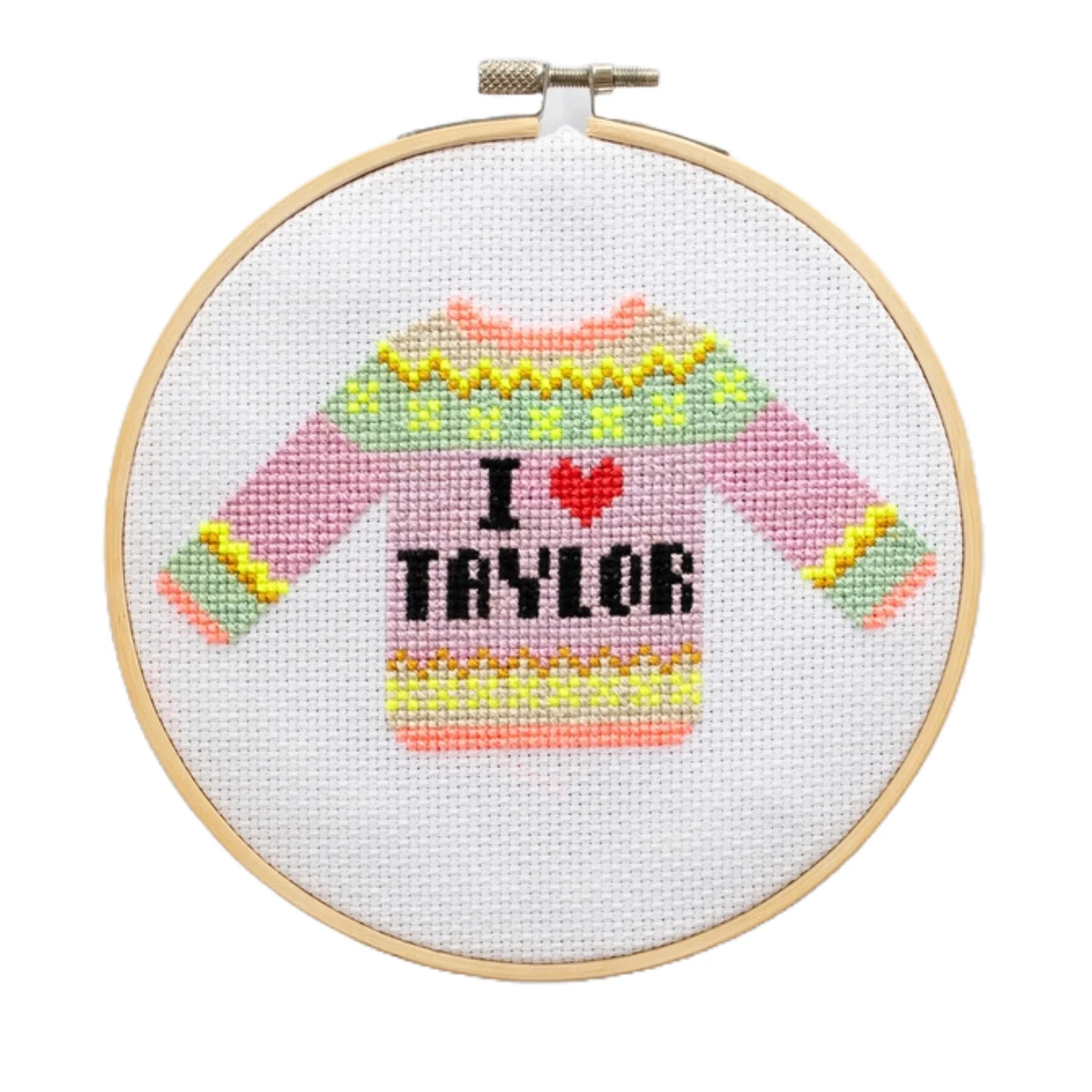 Cotton Clara I Love Taylor Cross Stitch Kit – STASH Lounge